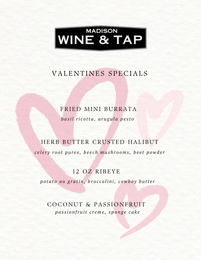 Menu - Madison Wine & Tap Room